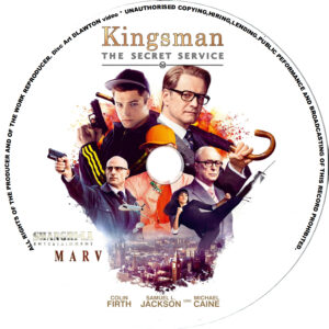 Kingsman: The Secret Service DVD Cover & Label (2015) Custom