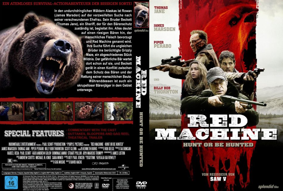 Red Machine dvd cover (2015) R2 Custom GERMAN