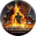 Terminator Genisys DVD Cover & label (2015) R1 Custom