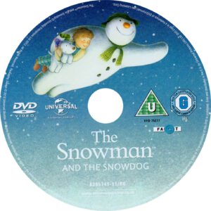 The Snowman And The Snowdog DVD Cover & Label (2013) R2