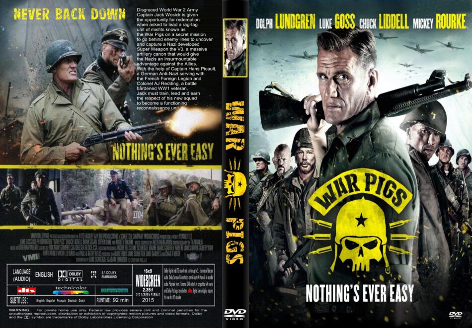 War Pigs (2015) R1 Custom Art - DVDcover.Com