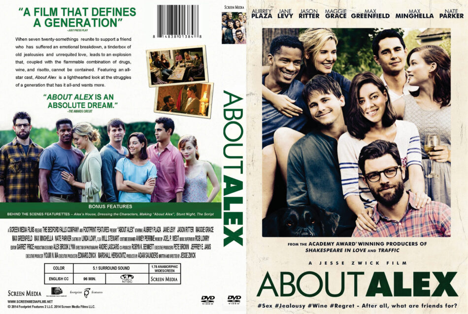 About Alex DVD Cover (2014) R1