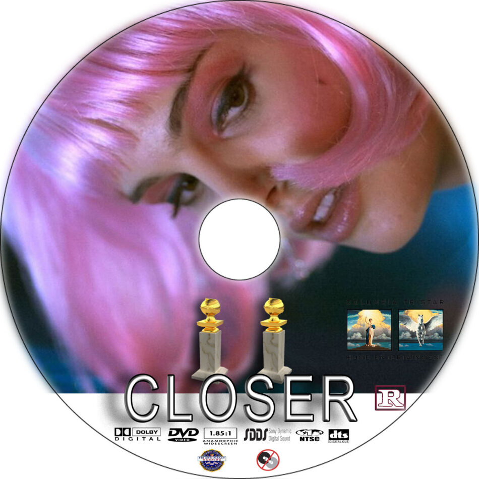 Closer DVD Labels (2004) R1 Custom Art
