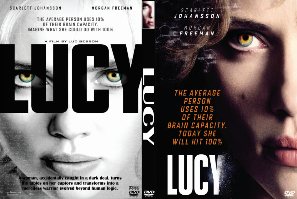 Lucy DVD Cover (2014) Custom Art