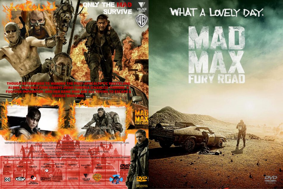 Mad Max : Fury Road DVD Covers (2015) R0 Custom Art