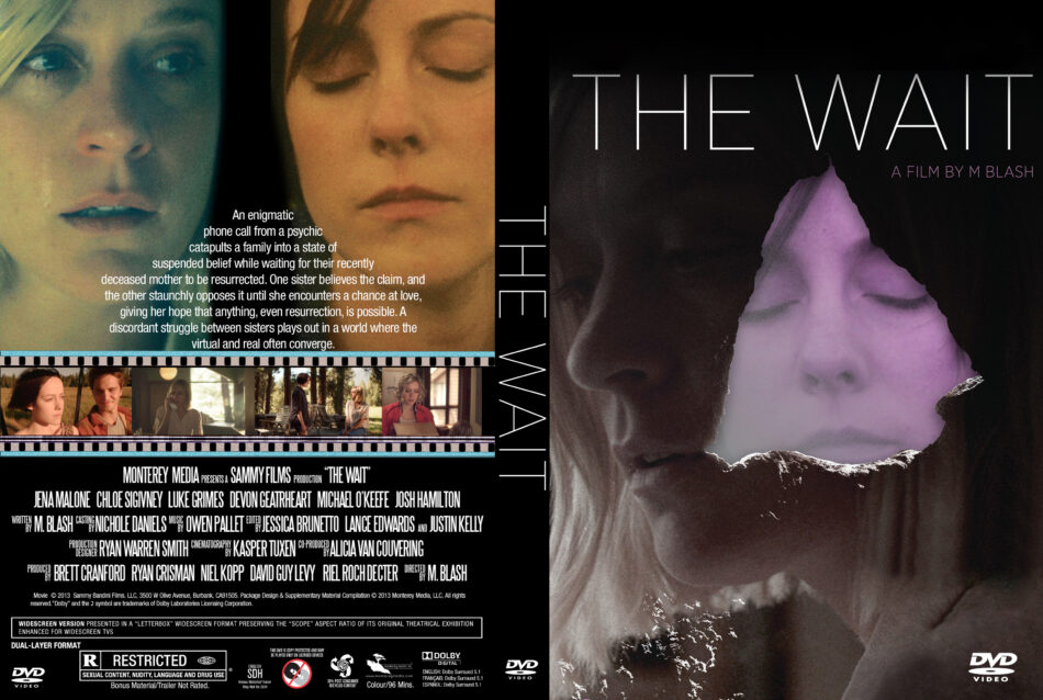 The Wait DVD Cover & Label (2013) R0 Custom Art