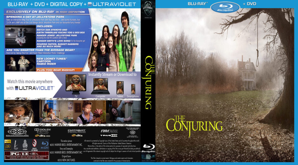 The Conjuring (2013) R1 Custom Blu-Ray Front DVD Cover